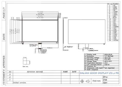 75 Inch Epaper Display Esp32 Platform 800x480 Eink Screen Module