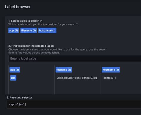 error empty results no matching label grafana loki grafana labs