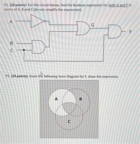 Solved P Points For The Circuit Below Find The Chegg