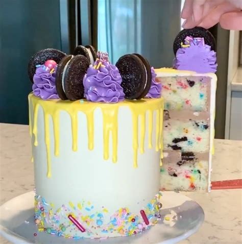 Oreo Funfetti Cake Recipe With Tutorial