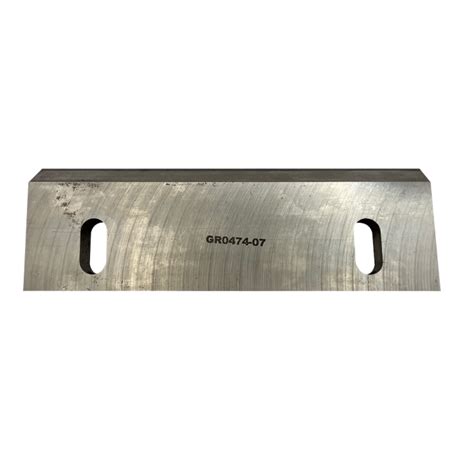 High Performance Bed Knife With Flat 6 Carbide Blade