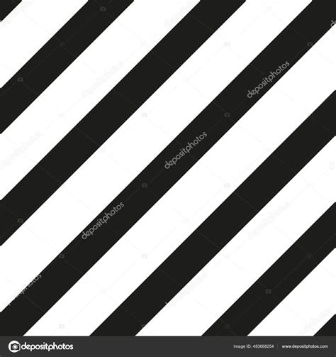 Vector Diagonal Lines Pattern Seamless Striped Background Simple Endless Black And White