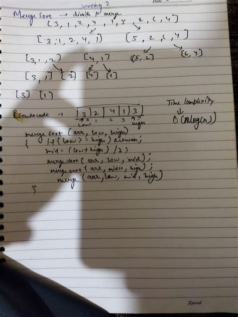 Vikas Verma On Linkedin Dsa Mergesort Algorithms Sorting