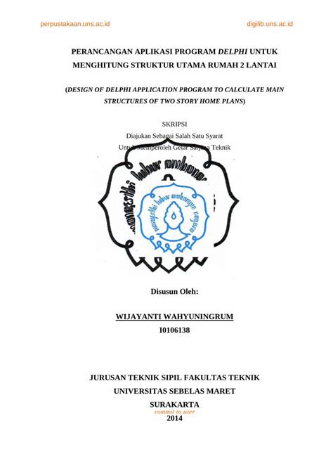 PDF PERANCANGAN APLIKASI PROGRAM DELPHI UNTUK MENGHITUNG PDF Fileexcel Untuk Menghitung