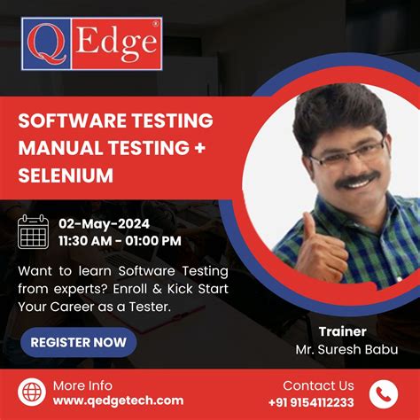Qedge Technologies On Linkedin Qedgetech Softwaretesting Newbatch