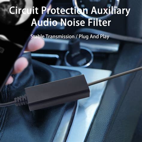 Noise Isolator Smart Noise Reduction Anti Interference Buzzing Elimination 35mm Interface Car