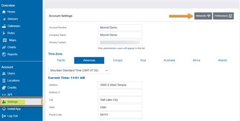 Viewing Location Networks Monnit Knowledge Base