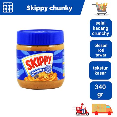 Jual Skippy Chunky 340 G Selai Kacang Shopee Indonesia