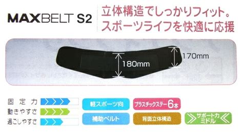 堀江薬局 シグマックス マックスベルト S2 Sigmax Maxbelt 腰部固定帯 コルセット 腰痛対策ベルト）