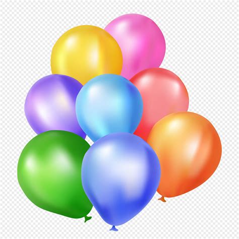 컬러 풍선 Png 일러스트 무료 다운로드 Lovepik