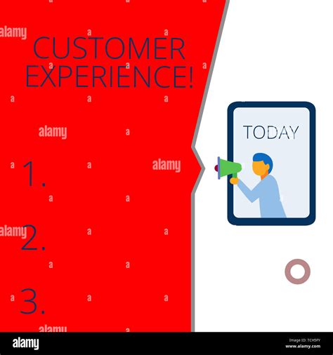Conceptual Hand Writing Showing Customer Experience Concept Meaning Interaction Between