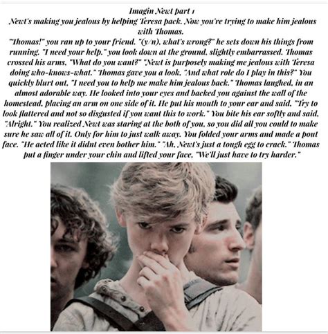 Newt Imagines Pt 1 Maze Runner Amazing Maze Newt Imagines