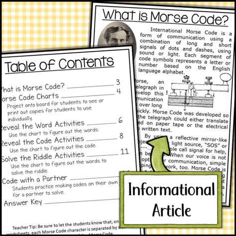 Spring Morse Code Activities Printable And Digital Stem Coding Centers
