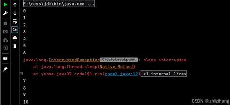 线程中断方法interrupt()详解-CSDN博客