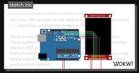 Arduino Ili9341 Test Wokwi Esp32 Stm32 Arduino Simulator