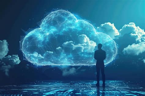 Premium Photo Cloud Computing Technology For Secure Database Storage And Backup