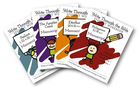 write through the bible kjv manuscript bundle