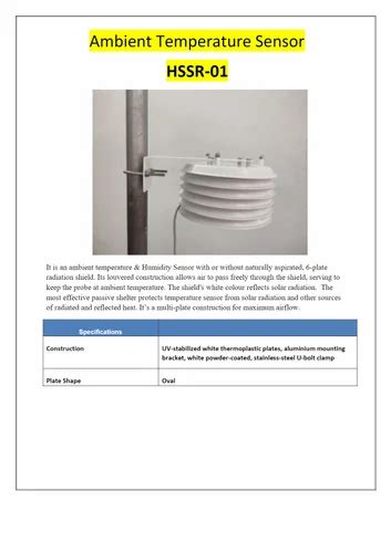 Ambient Temperature Sensor At Piece Temperature Sensor In New Delhi ID