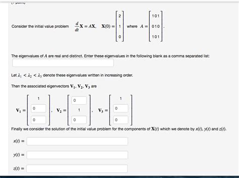solved consider the initial value problem d dx x ax x 0