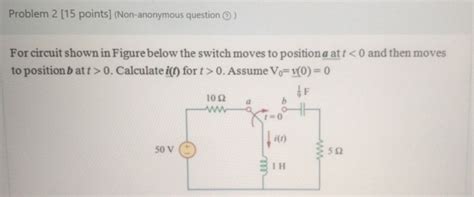 Solved Problem 2 15 Points Non Anonymous Question For