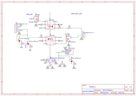 isolated uart v1 easyeda open source hardware lab