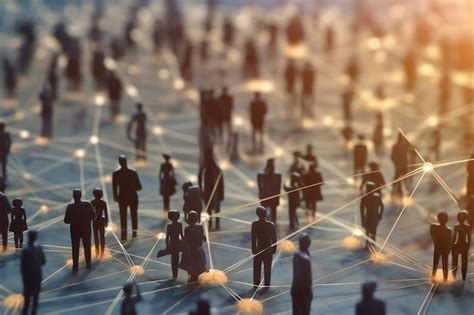 Premium Ai Image Smart City Line And Communication Pattern Design For Networking Connection