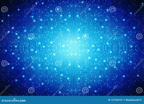Technology Abstract Background Futuristic Background Cyberspace Concept Stock Illustration