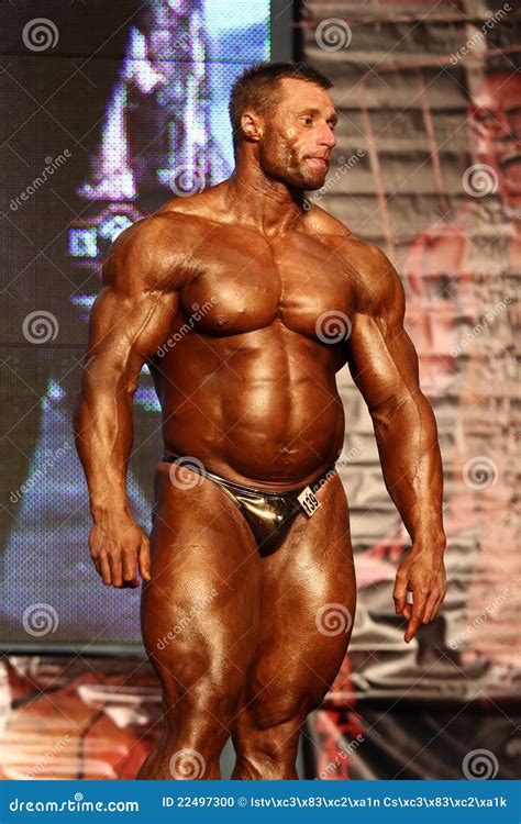 Bodybuilder Editorial Image Image Of Flex Pecs Athlete 22497300