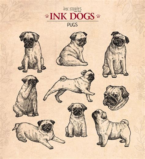 Ink Dogs An Animal Illustration By Ink Stories Animal Illustration