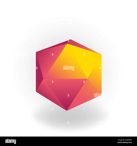 Icosahedron Stock Vector Images Alamy