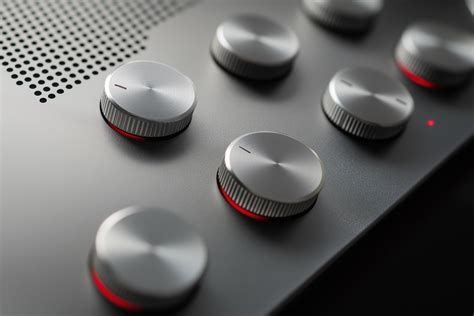 Modern Control Panel Close Up Photo On Lummi