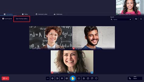 How To Use The Overlay Gallery Learner Engageli Help Center