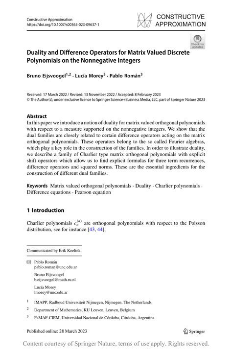 Duality And Difference Operators For Matrix Valued Discrete Polynomials On The Nonnegative Integers