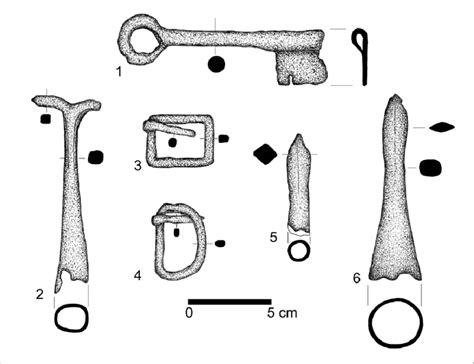Metal Artefacts Discovered During Surface Works In 2023 Drawing By R