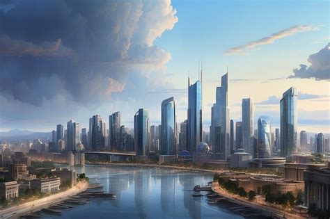 Premium Photo City Scape