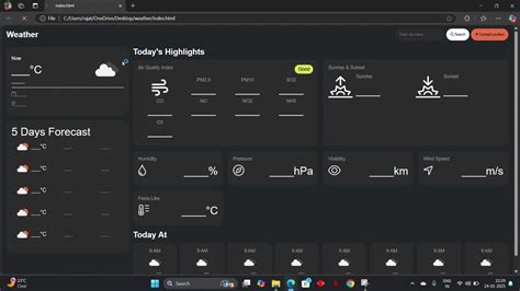 technohacks internshipproject advancedweatherapp webdevelopment… rajat pathak