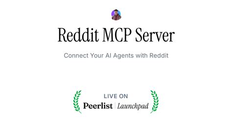 reddit mcp server peerlist