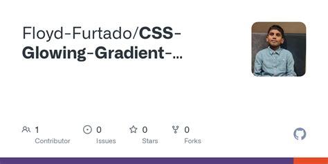 Github Floyd Furtadocss Glowing Gradient Button Border Animation Effects