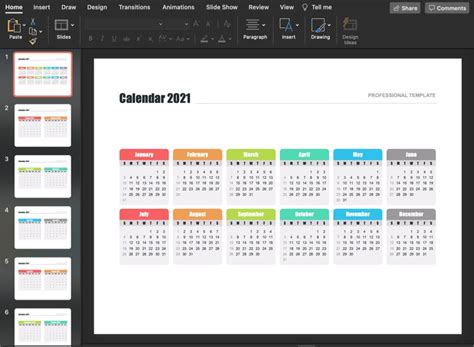 How To Quickly Customize Insert A Calendar In PowerPoint
