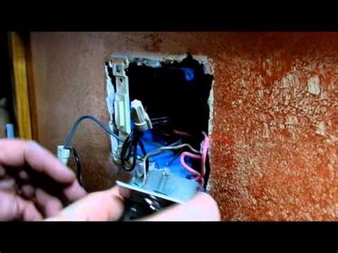 How To Replace A Ceiling Fan Wall Switch YouTube