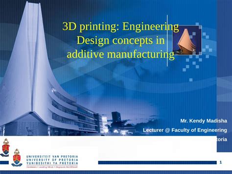 Pdf 3d Printing Engineering Design Concepts In Additive