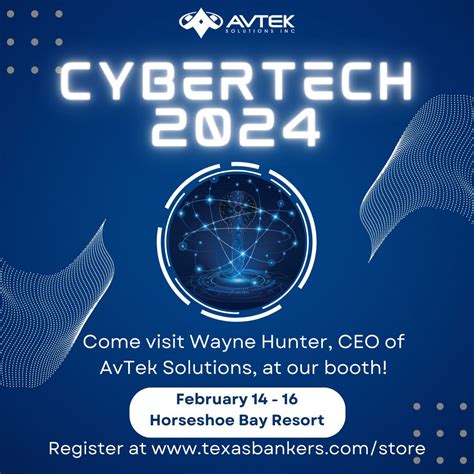 Elevatewithavtek Avtek Tbacybertech2024 Cybertech24 Avtek Solutions Inc