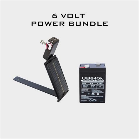 6 Volt Solar Charger And Battery Bundle Spintech
