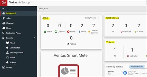 Remote Infrastructure Management Veritas Netbackup 812 Webui