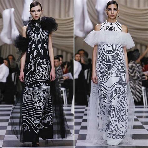 Fashion X Art Dior StyleRave Com Pfw Image Kaftanusman Fashion X Fashion Maxi Dress