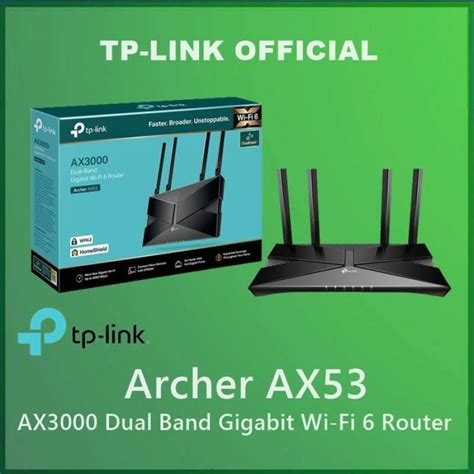 Promo Archer Ax Ax Dual Band Gigabit Wi Fi Router Ax