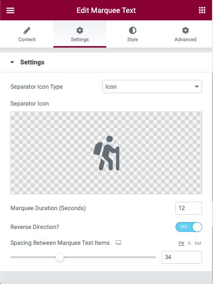 Marquee Text Livemesh Addons For Elementor