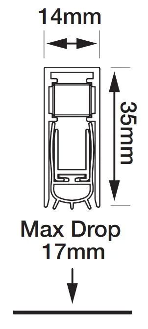 Firestop Superior 60 726mm Automatic Rebated Drop Down Door Seal Construction Supplies
