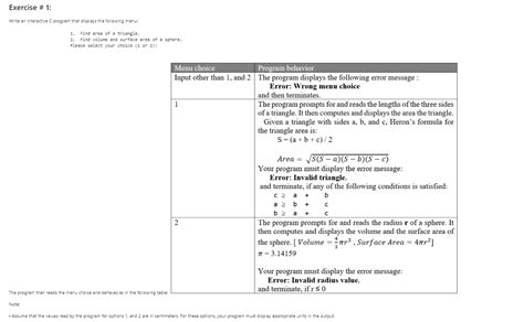 Solved Exercise 1 Write An Interactive C Program That