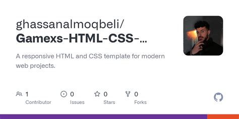 Github Ghassanalmoqbeligamexs Html Css Game Design Template A